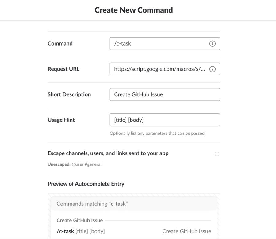 SlackからGitHubにissueを登録するアプリをGoogle App Scriptを使って作ってみた – よしあかつきのメモ帳