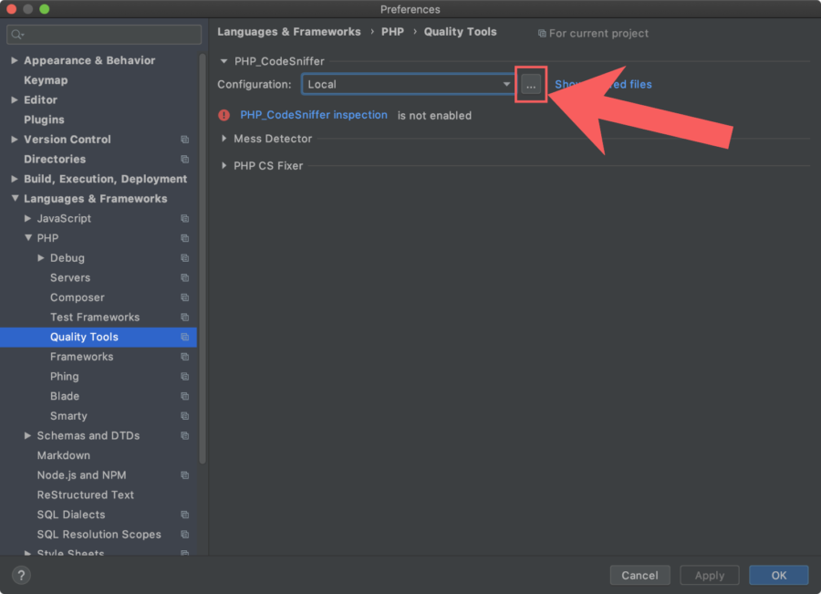 PhpStormでPHP_CodeSnifferを使えるようにしてWordPressのコーディング規約チェックするための環境作成メモ – よしあかつきのメモ帳